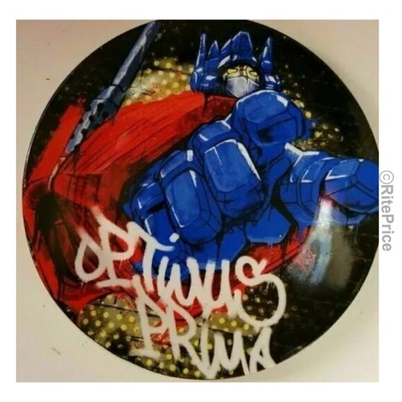 Disney | Dining | 3piece Hasbro Transformer Optimus Prime Dinner Set ...
